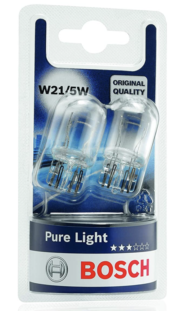 Żarówka BOSCH W21/5W 12V PURE LIGHT - Prawdziweokazje.com